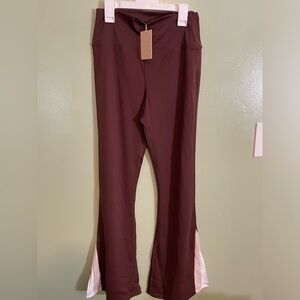 Wilo The Label | Pants & Jumpsuits | Wilo Womens Highrise Brown Flare ...